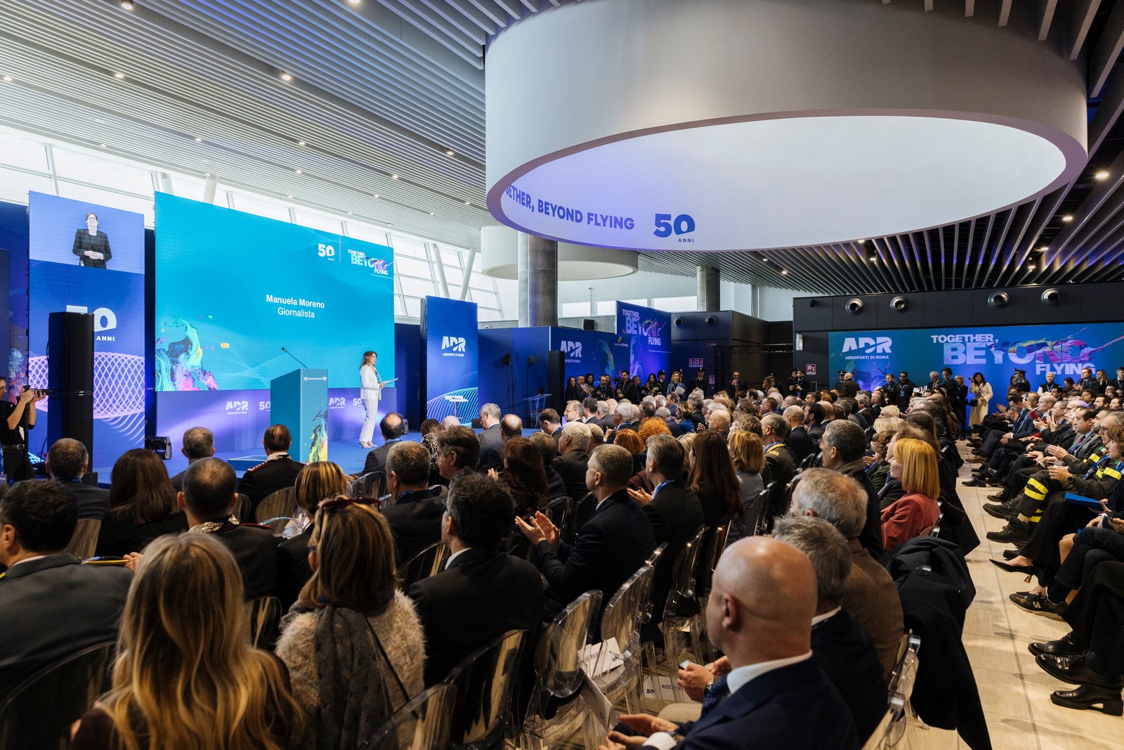 Together, beyond flying: Aeroporti di Roma festeggia 50 anni e lancia ...