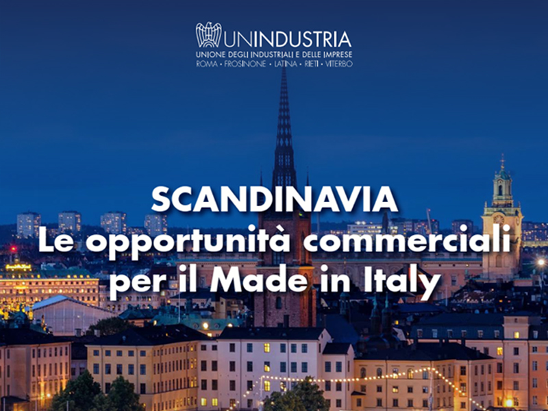 Scandinavia: le opportunità commerciali per il Made in Italy - UNINDUSTRIA