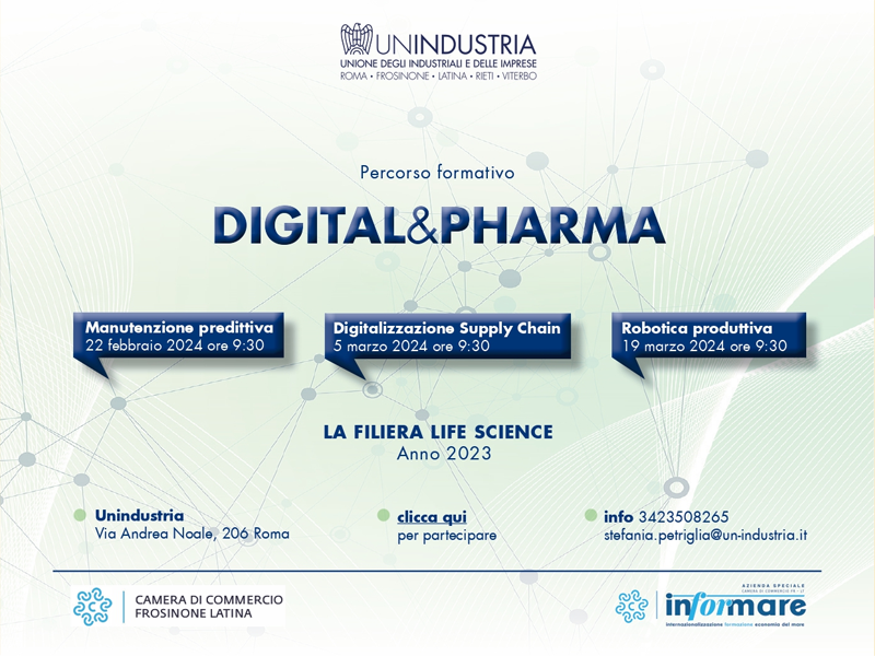 Digital&Pharma - Percorso formativo - UNINDUSTRIA