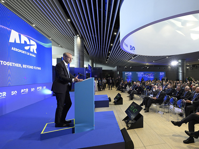 Together, beyond flying: Aeroporti di Roma festeggia 50 anni e lancia ...